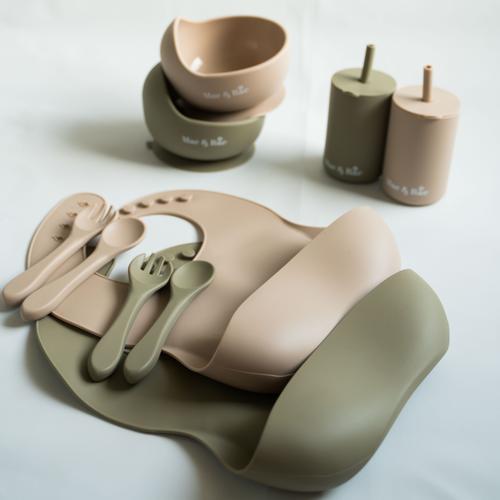 Jual Mae&Bae Tobi Meal Set / Peralatan makan bayi - Mustard - Jakarta ...