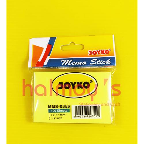 Jual MEMO STICK / STICKY NOTES JOYKO MMS - 0656 ( 51 X 77 MM ) - Kota ...