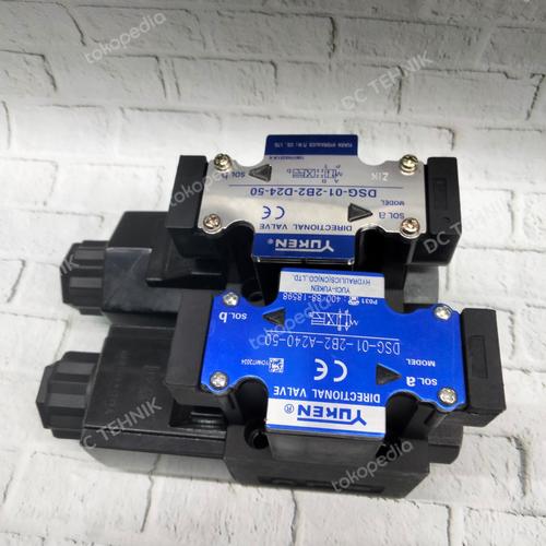 Jual Solenoid Valve Hydraulic YUKEN DSG-01-2B2-A240-50 DSG-01-2B2-D24-50 - VOLT: DC24V - Jakarta ...
