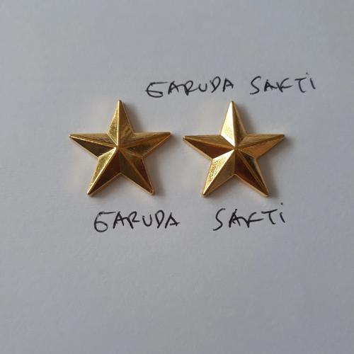 Jual pin bintang 1,2 cm polos - gold, 1,2 cm - Jakarta Timur - garuda ...