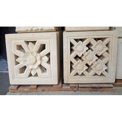 Jual Batu Alam Roster Motif Bunga Ukuran 30 X 30 X 6 Cm - Jakarta Barat ...