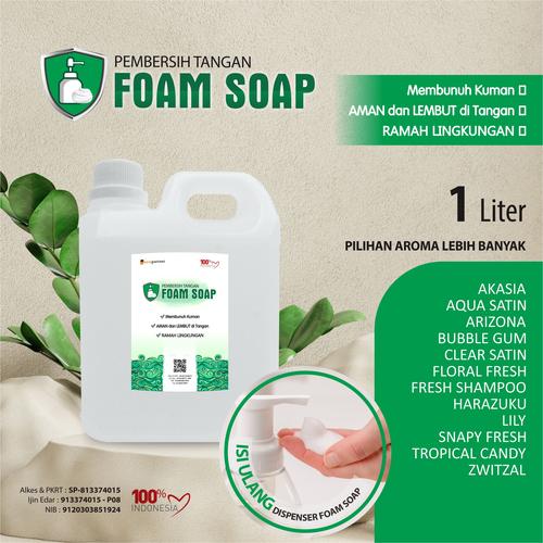 Jual Sabun Cuci Tangan Foam/Handsoap Foam Anti Bakteri 1 liter Jerigen ...