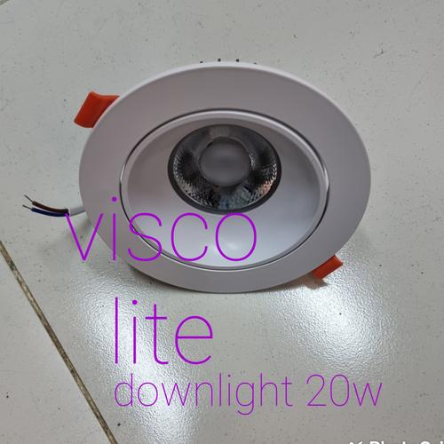 Jual downlight led cob 20w 20 watt 3000k warmwhite inbow plafon led ...