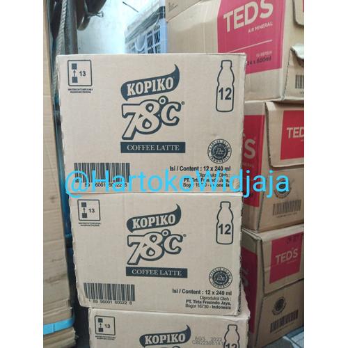 Jual KOPIKO 78 COFEE LATTE 240ML DUS ISI 12 BOTOL - Jakarta Utara ...