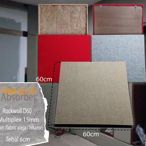 Jual Panel akustik, Acoustic panel, Absorber, peredam suara gaung 60x60 ...