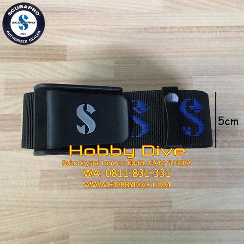 Jual Scubapro Weight Belt With Plastic Buckle Black - Scuba Diving ...