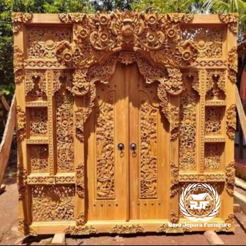 Jual pintu gebyok bali gebyok bali ukir pintu rumah gebyok jati - Kab ...