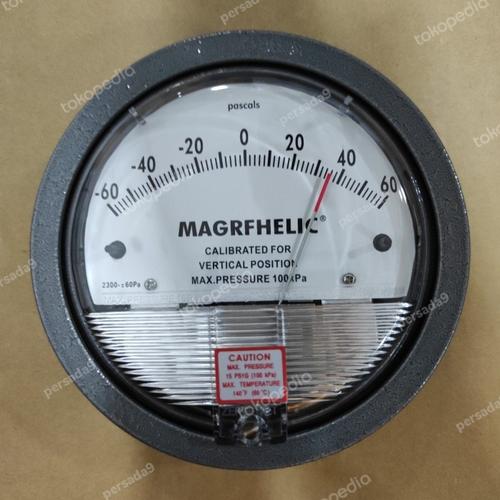 Jual Dwyer Magnehelic 60 To 60pa Micro Differential Pressure Gage TE2000 - magne -60~+60pa ...