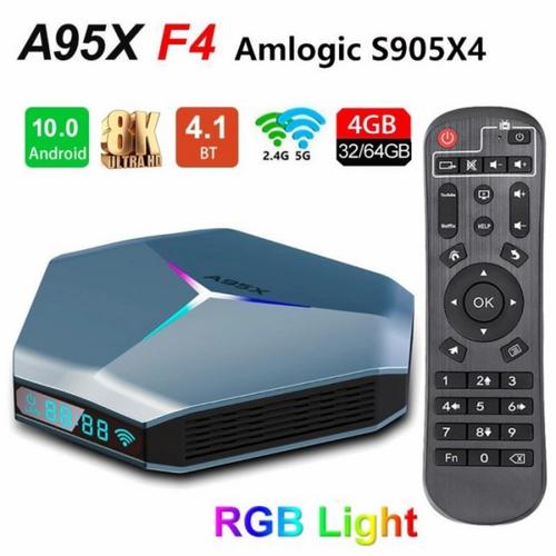 Jual TJBox android Tv box A95 F4 Amlogic S905x4 4GB/32GB 8K android10 ...