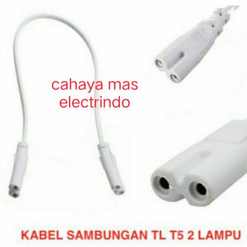Jual socket sambungan lampu T5 led 2arah kanan kiri / socket T5 ...