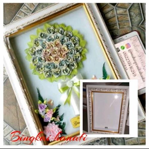 Jual bingkai 3D 30x40 list single - putih minimalis - Jakarta Timur ...