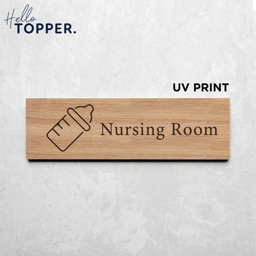 Jual Ruang Menyusui Nursing Sign Board UV Print Kayu - Kyoto Style ...
