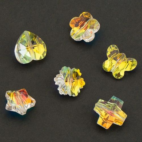 Jual Manik Manik Kristal Swarovski 14mm Lubang lurus Crystal Bead AB ...