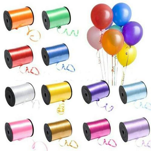Jual Tali balon / Pita balon / Ribbon helium serut dekorasi pesta ultah ...