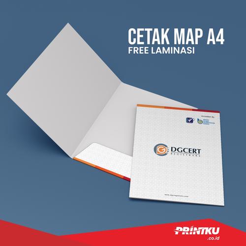Jual Map A4 / Map Custom Murah / Cetak Map Custom / Folder Map Custom / A4 - Dua Sisi, Laminasi ...