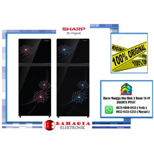 Promo KULKAS SHARP SJ 237 MG DP/DB LEMARI ES 2 PINTU Cicil 0% 3x ...