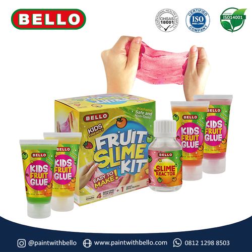 Jual BELLO FRUIT SLIME KIT - Paket Membuat Slime 4 Warna x 60ml ...
