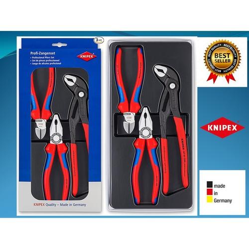 Jual Tang Pipa, Kombinasi, Potong 00 20 09 V01 KNIPEX Pliers Set 3pc ...