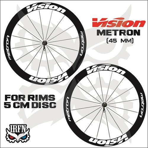 Jual Stiker Decal Rims Vision Metron Disc lebar 45 mm - Kota Malang ...