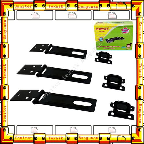 Jual OVERVAL HITAM STAMVICK 5" INCH-ENGSEL GEMBOK-KUNCI GEMBOK-GRENDEL ...