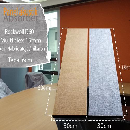 Jual Panel akustik, Acoustic panel, Absorber, peredam suara 120cm x ...