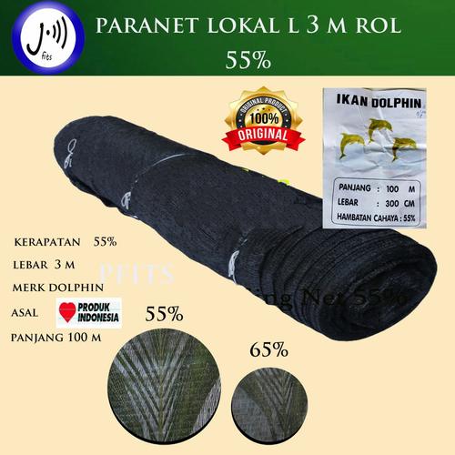 Jual Paranet Hitam 55 % Roll - Jakarta Barat - pfits | Tokopedia