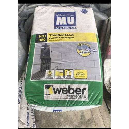 Jual Lem Hebel Perekat Hebel MU 380 per sak pengiriman Tangerang ...