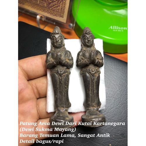 Jual Patung Kuno Arca Dewi Sukma Kutai Asli dan Langka Perunggu Sepasang - Kab. Banjar - Pusaka ...