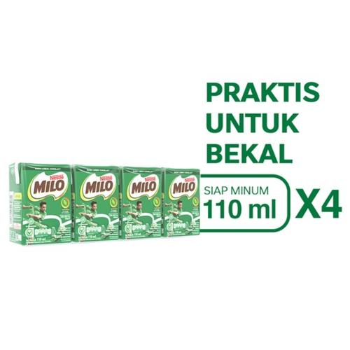 Jual Susu Milo Kotak Coklat ACTIVE GO UHT - 110 ml / 4 pcs - Jakarta Selatan - raja keju | Tokopedia