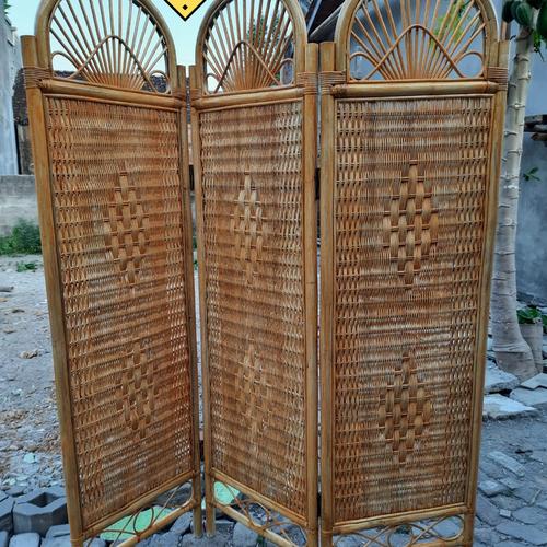 Jual Partisi Minimalis Full Rotan - Kab. Bantul - MALIOHOME | Tokopedia
