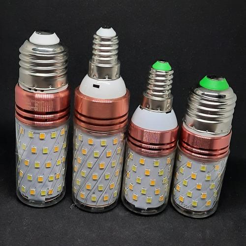 Jual lampu bohlam led corn tri color 3 cahaya E27 E14 14watt 18watt ...