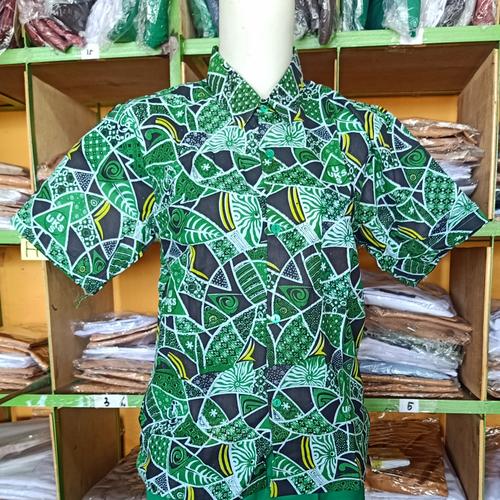 Jual hem batik uks sidoarjo/ hem sd/ hem lengan pendek/ seragam sekolah ...