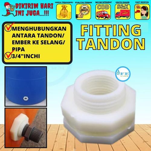 Jual Fitting tandon 3/4 Inchi Nepel Tandon Sok Drat Tandon Toren FEFARM ...