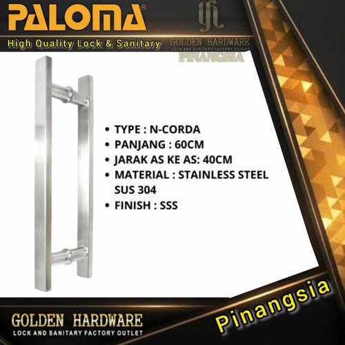 Jual TARIKAN GAGANG PULL HANDLE PINTU PALOMA 600MM SSS / PHP 326 ...