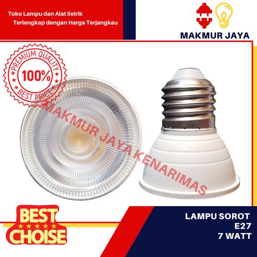 Jual LAMPU HALOGEN LED 7WATT 7W SPOT E27 SOROT 7 W WATT COB E 27 ...