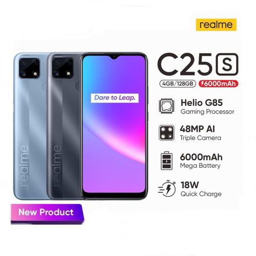Jual Realme C25s 4GB/128GB Garansi Resmi Realme C25 s 4 GB 128 GB Grey ...