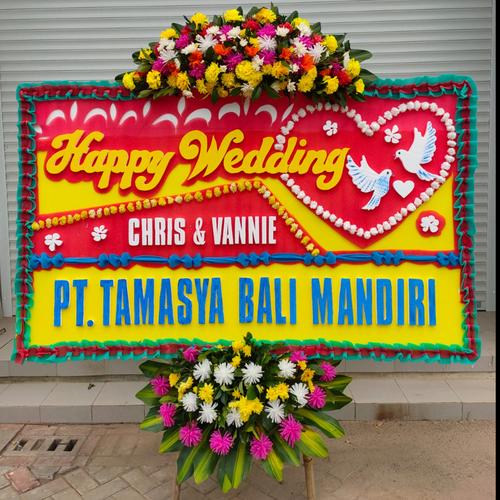 Jual Bunga Papan Happy Wedding - 1,25 m x 2 m - Jakarta Barat - memory ...