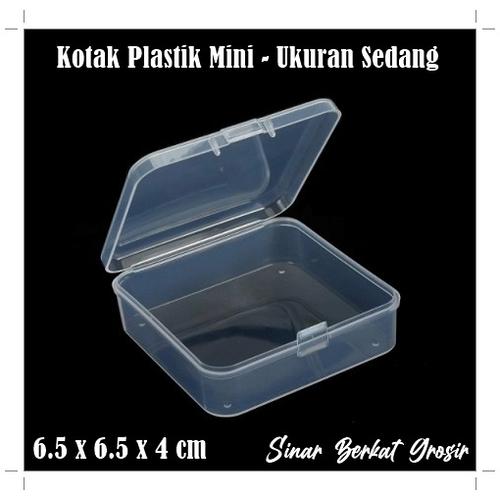 Jual Kotak Plastik Mini Plastic Case / Storage Box Multifungsi 6.5x6 ...