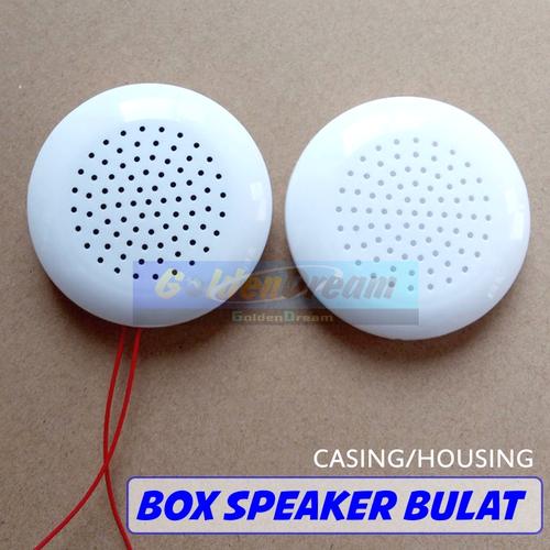 Jual Box Speaker Bulat Cangkang Plastik Casing Housing Rumah Shell ...
