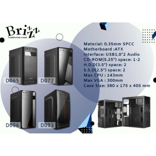Jual CASING BRIZZ ATX PSU 500W, CASING KOMPUTER BRIZZZ PSU 500W - Kota ...