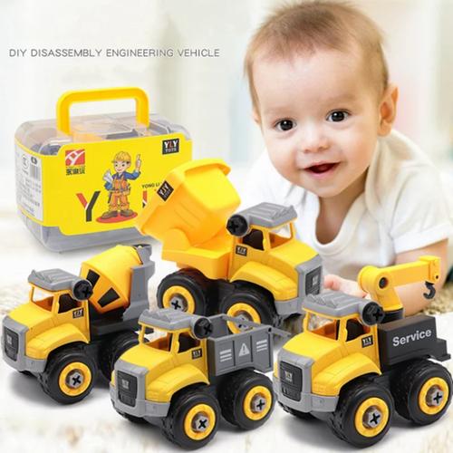 Jual Mainan Mobil Diy Assembly Truck Bongkar Pasang Anak Cowok ...