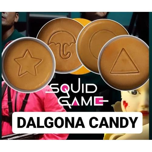 Jual Squid Game Candy/Dalgona Candy/Permen Squid Game Hati - Segitiga ...