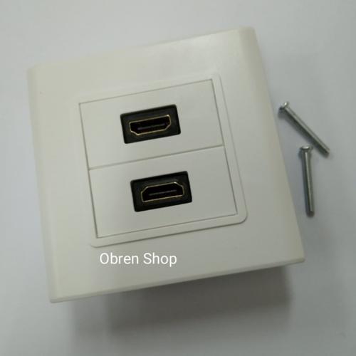 Jual Faceplate HDMI 2 Port - Jakarta Pusat - OBREN SHOP | Tokopedia