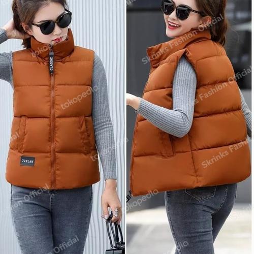 Jual Rompi Wanita/Rompi pelindung dada/Rompi tebal tahan angin - Biru ...