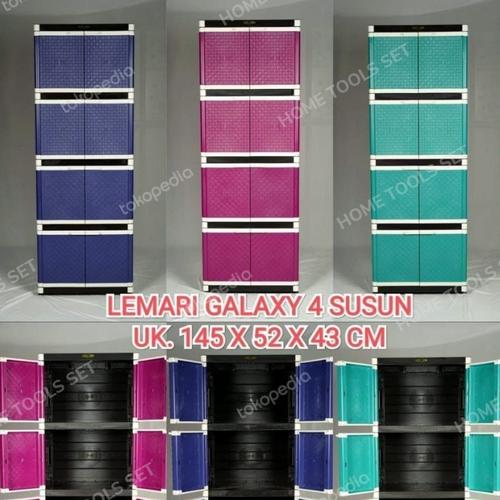 Jual ALMARI PLASTIK 4 SUSUN GALAXY - Kab. Bantul - HOME TOOLS SET ...
