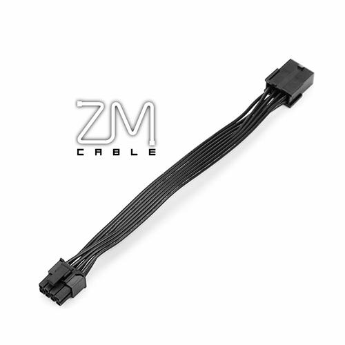 Jual Kabel Extension 8Pin PCIE VGA Male to Female - Flat Cable 18 Awg ...