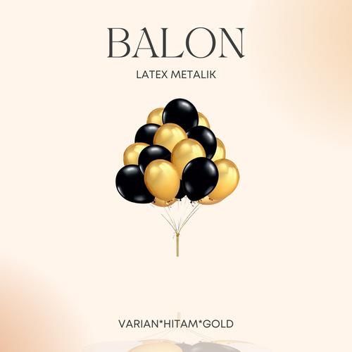 Jual Balon Latex Metalik Helium Quality/ Balon Metalik Isi 50 per pack ...