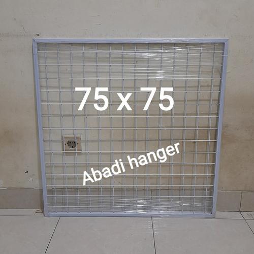 Jual jaring ram besi 75 x 75 cm bingkai putih / hitam / chrome - Kota ...