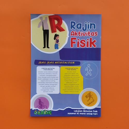 Jual Poster Kesehatan - Rajin Aktivitas Fisik - CERDIK untuk Cegah PTM - Kab. Sleman - Lentera ...