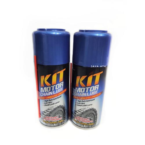 Jual OLI PELUMAS RANTAI MOTOR SEPEDA KIT CHAIN LUBE SPRAY SEMPROT 110 ...